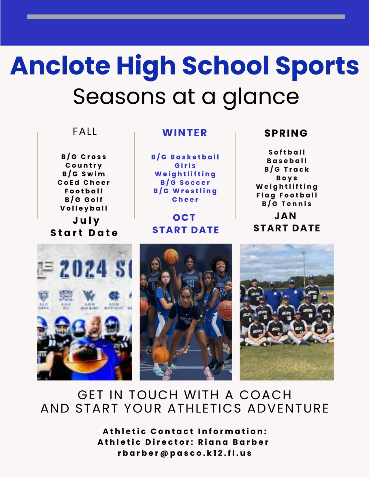 Athletics | Anclote High School